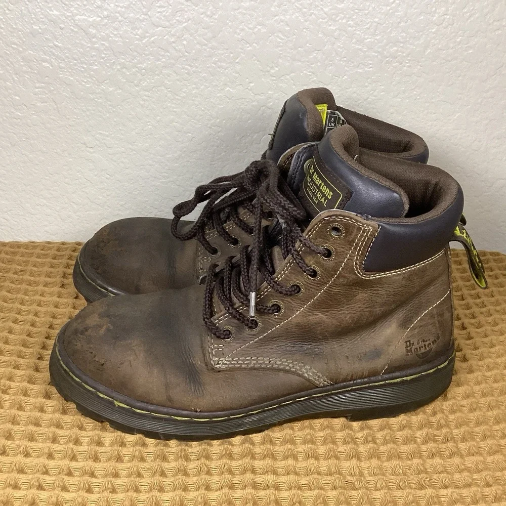 Dr. Martens | Shoes | Dr Martens Winch St Steel Toe Boots Brown Leather ...
